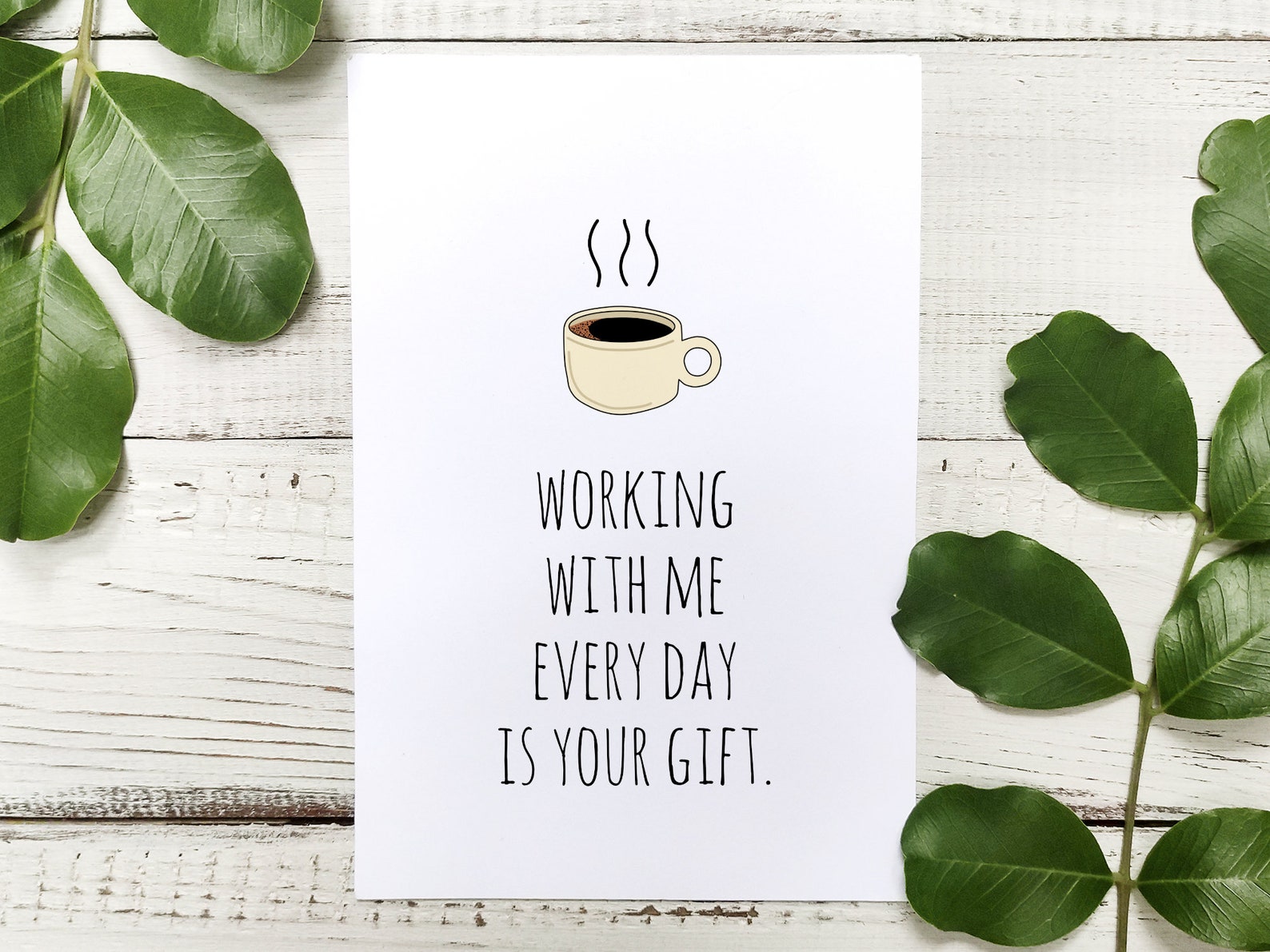 Coworker Greeting Card PRINTABLE DOWNLOADABLE - Etsy