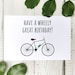 Birthday Card PRINTABLE DOWNLOAD, Cycling Gifts - Etsy