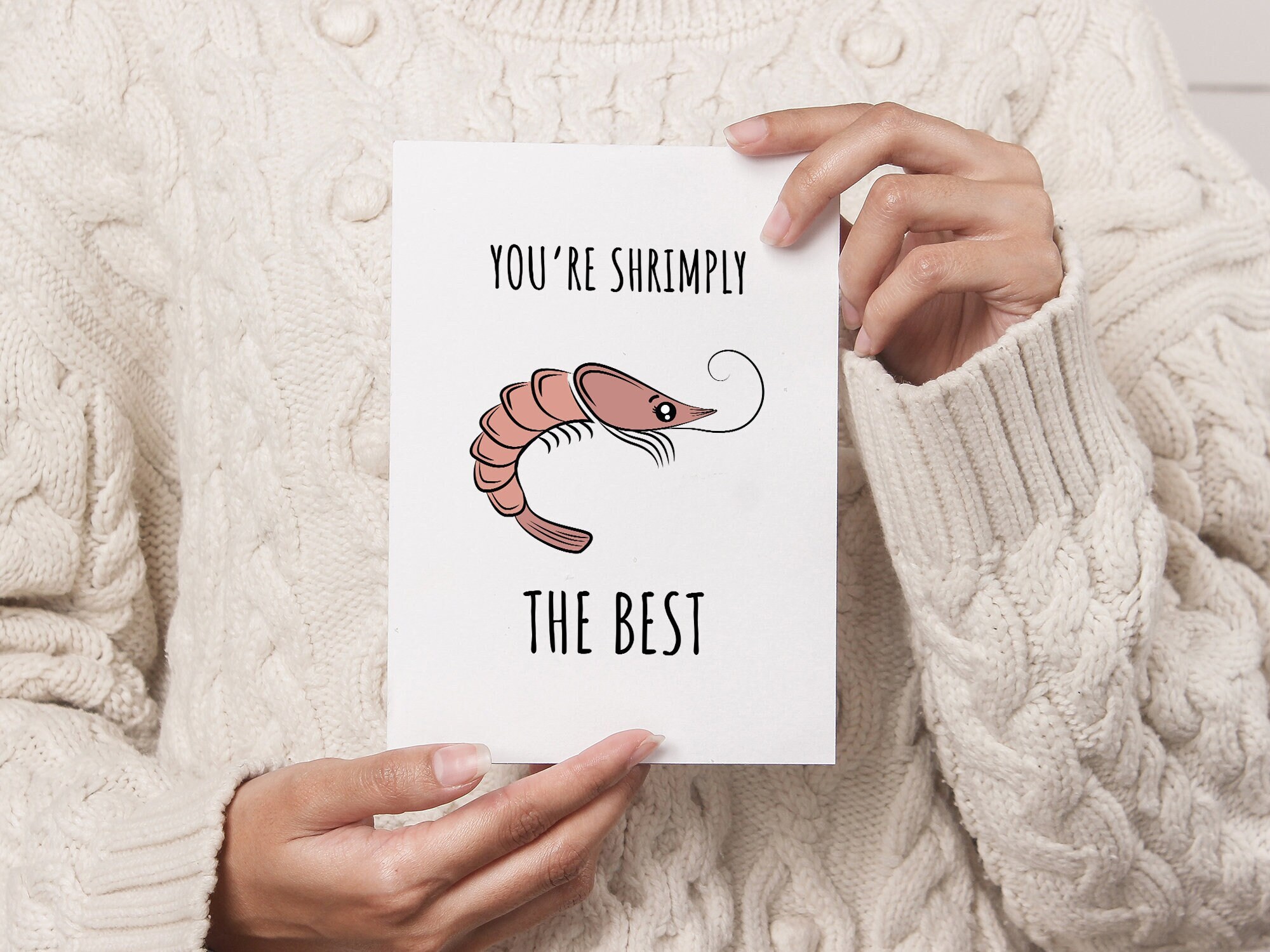 29th Birthday Card DIGITAL DOWNLOAD, Youre Shrimply the Best - Etsy