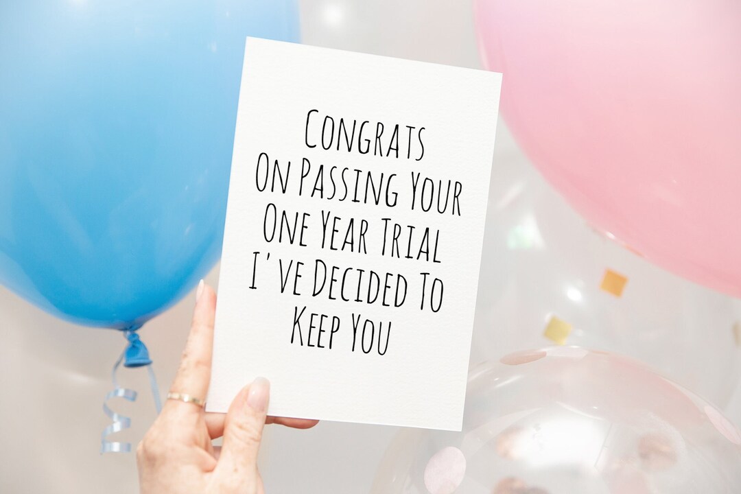 1 Year Anniversary Card DIGITAL DOWNLOAD for Him - Etsy