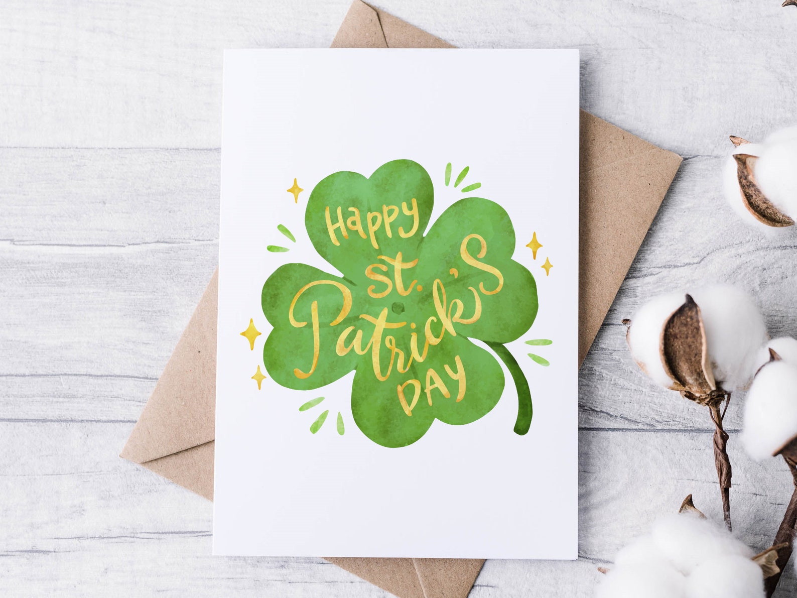 St Patricks Day Card PRINTABLE DOWNLOADABLE - Etsy
