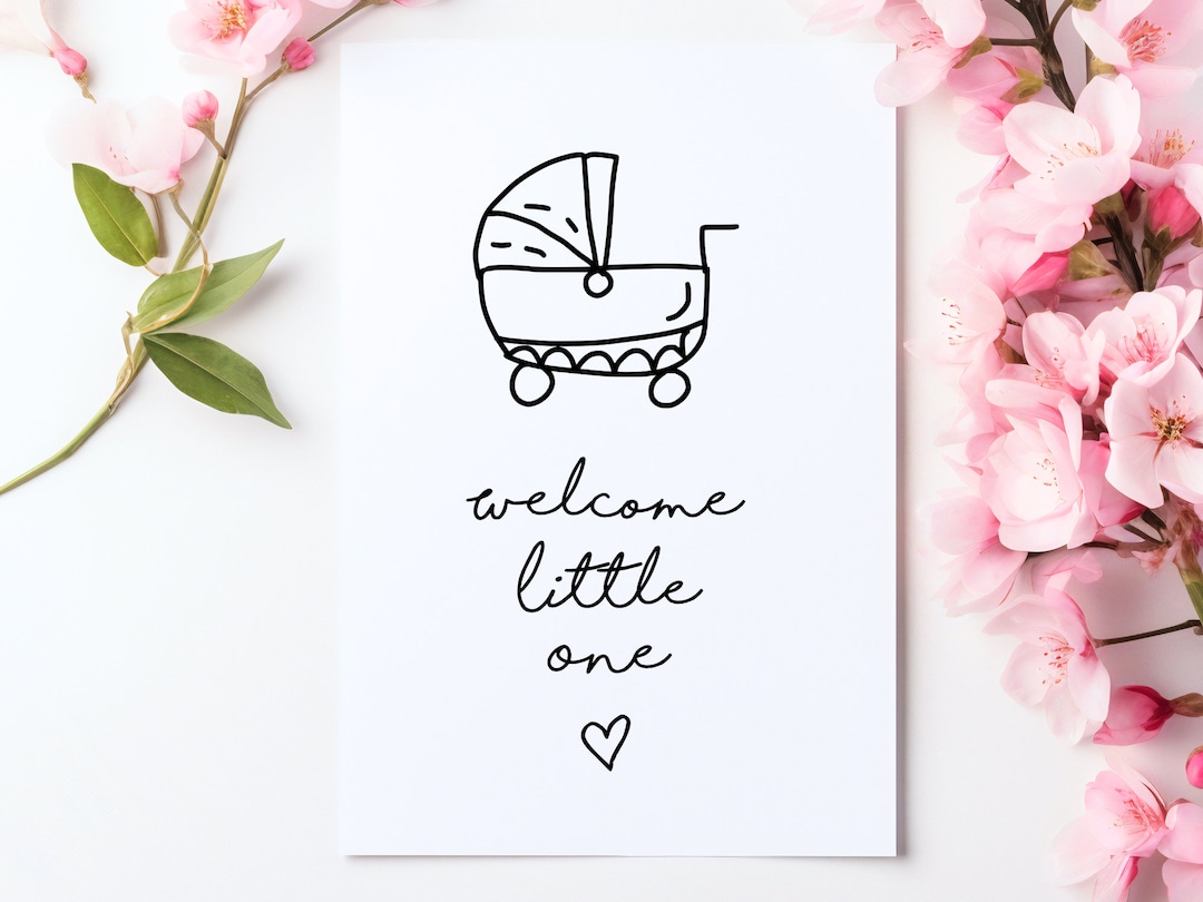 New Baby Card PRINTABLE DOWNLOAD - Etsy