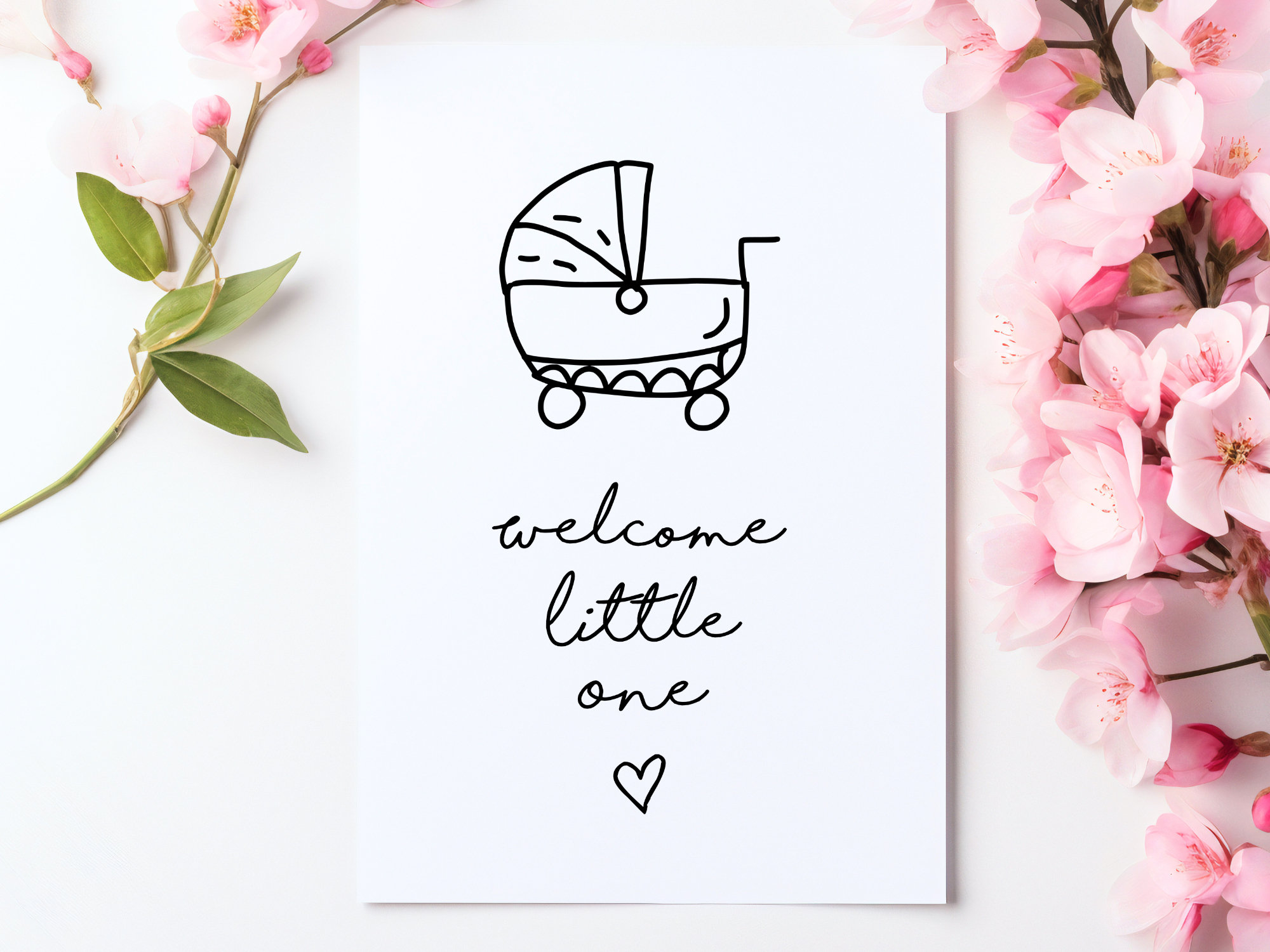 New Baby Card PRINTABLE DOWNLOAD - Etsy