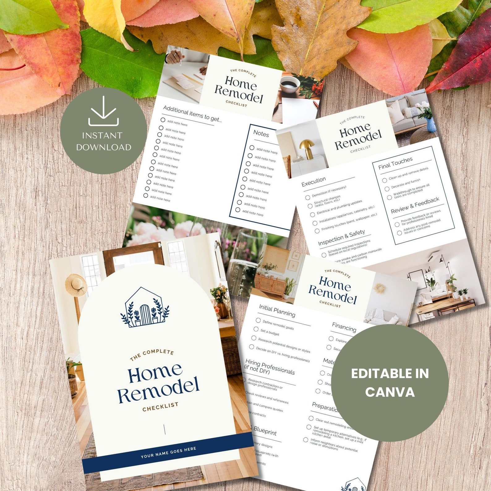 Home Remodel Checklist Printable Home Renovation Checklist Notion ...