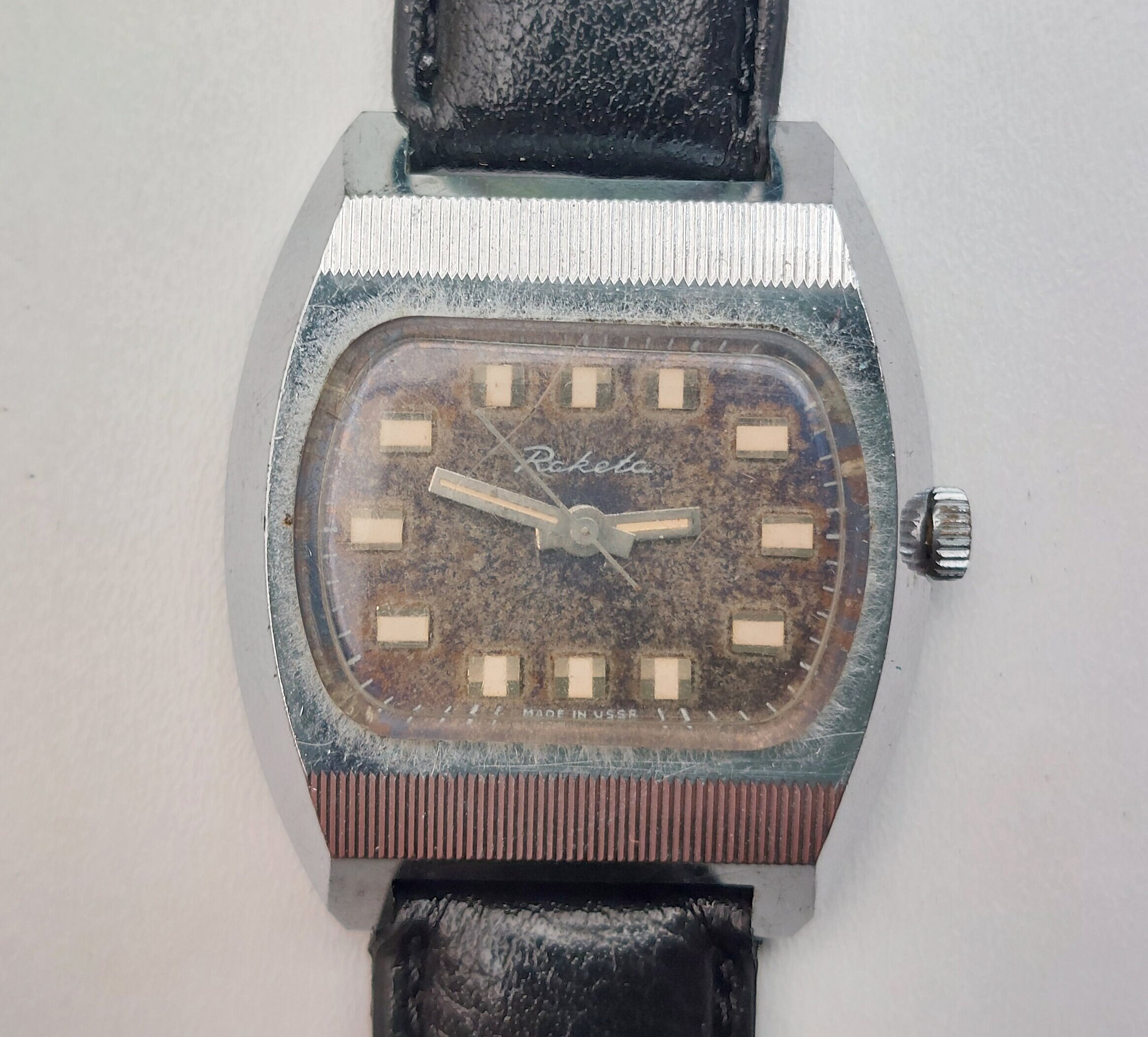 Raketa, Raketa Wrist Watch, USSR Watch, Mechanical Watch, White Watch ...