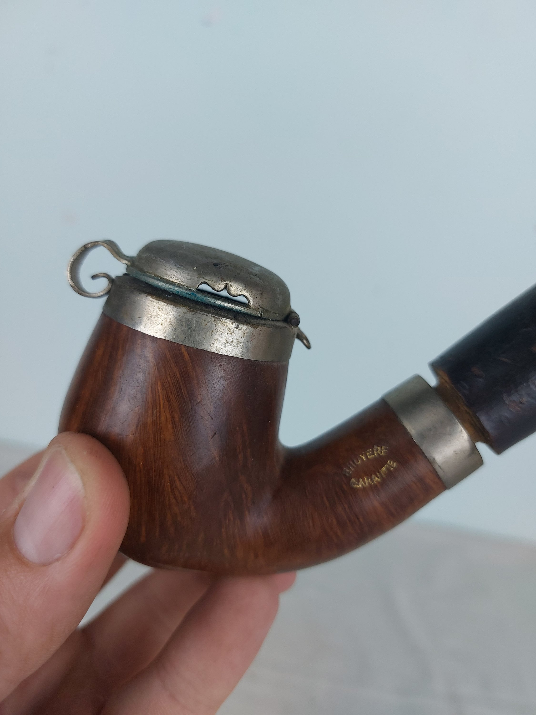 Bruyere Pipe, Vintage Pipe, Retro Pipe, Wooden Pipe, Collectible, Deer ...
