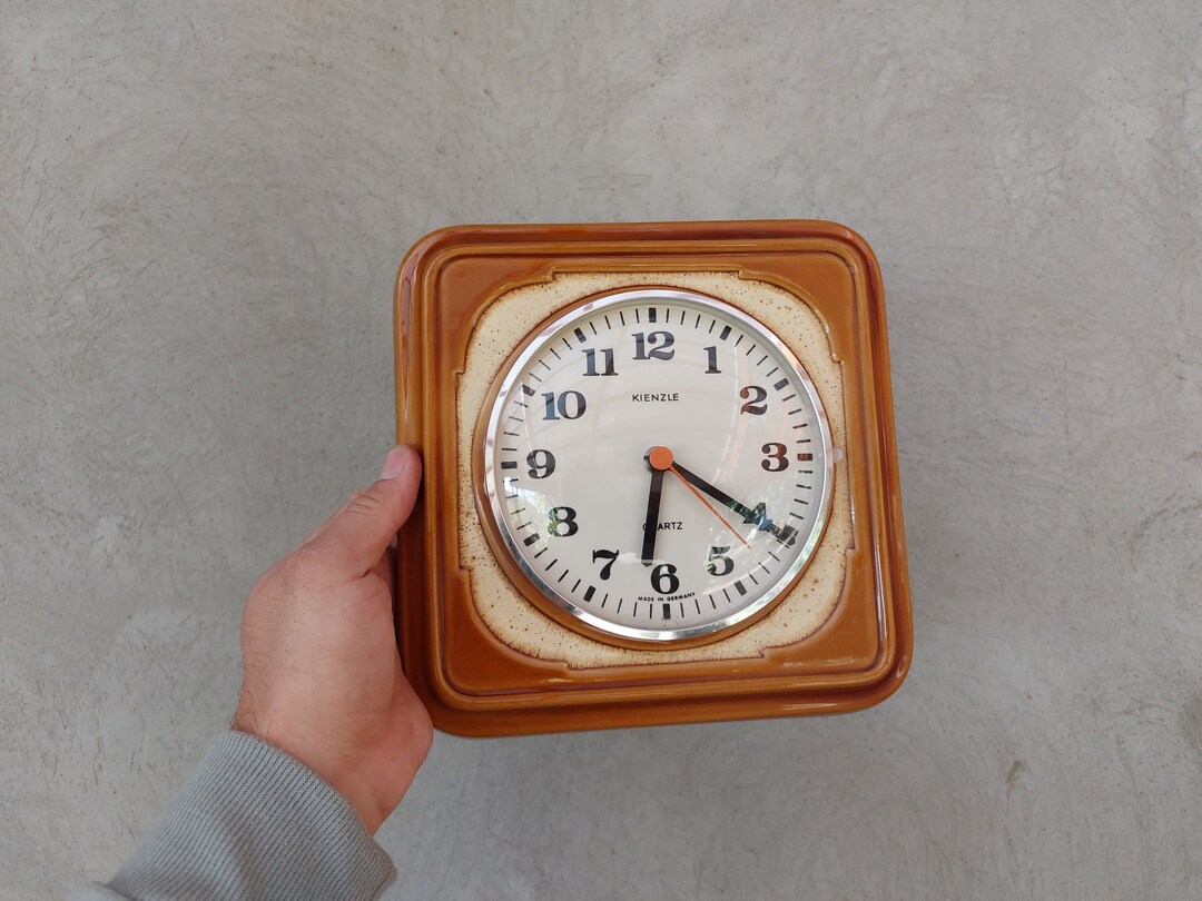 Kienzle Clock Wall Clock Ceramic Clock Germany Clock Made - Etsy