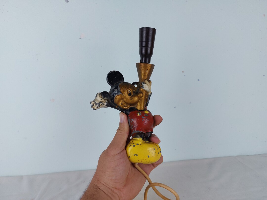 Mickey Mouse Lamp, Night Lamp, Wall Lamp, Retro Lamp, Vintage Lamp ...