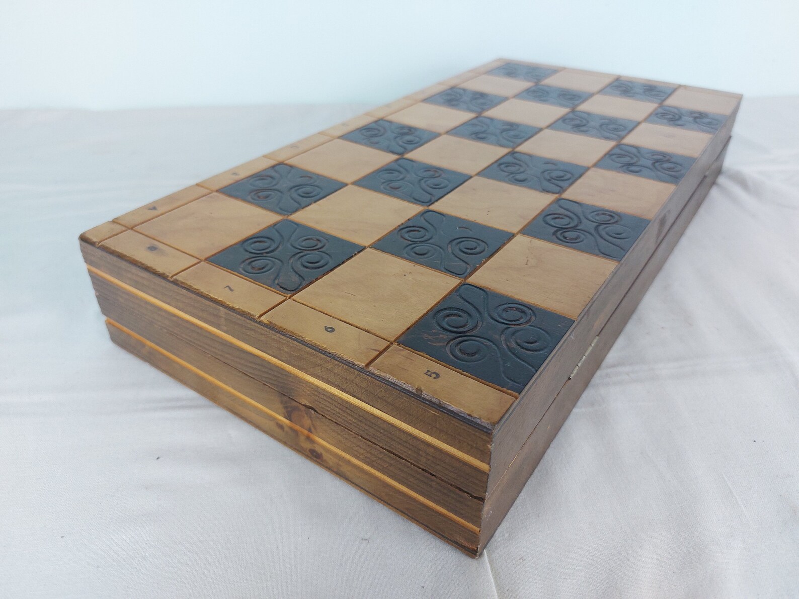 Beautiful Chess Set, Vintage Wooden Chess Set, Retro Chess Set, Gift ...