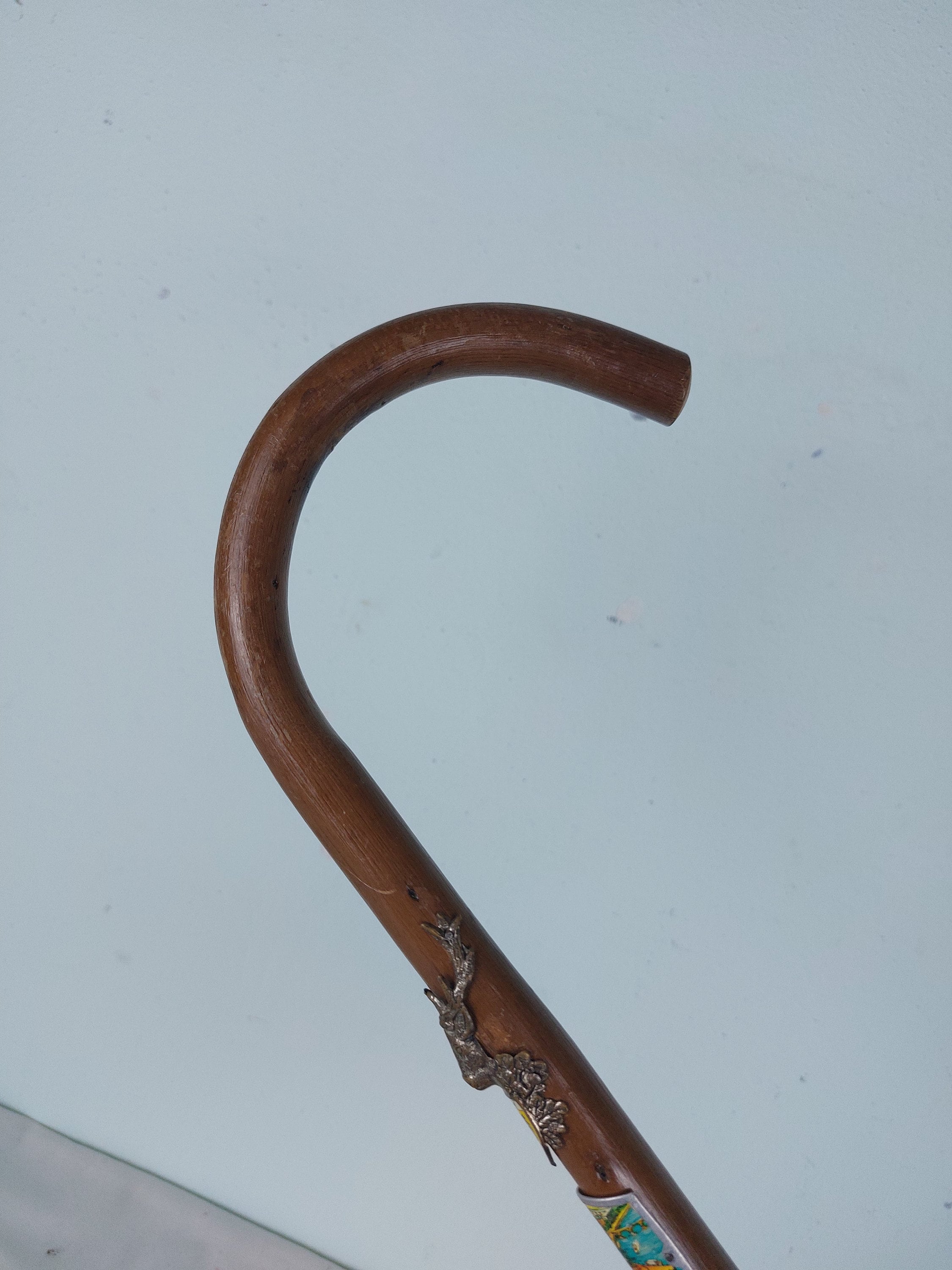 5 Emblem Cane, Germany Stick, Vintage Walking Sticks, Retro Cane ...