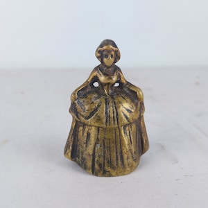 Brass Lady Bell, Collectable Bell, Vintage Bell, Retro Bell, Beautiful ...