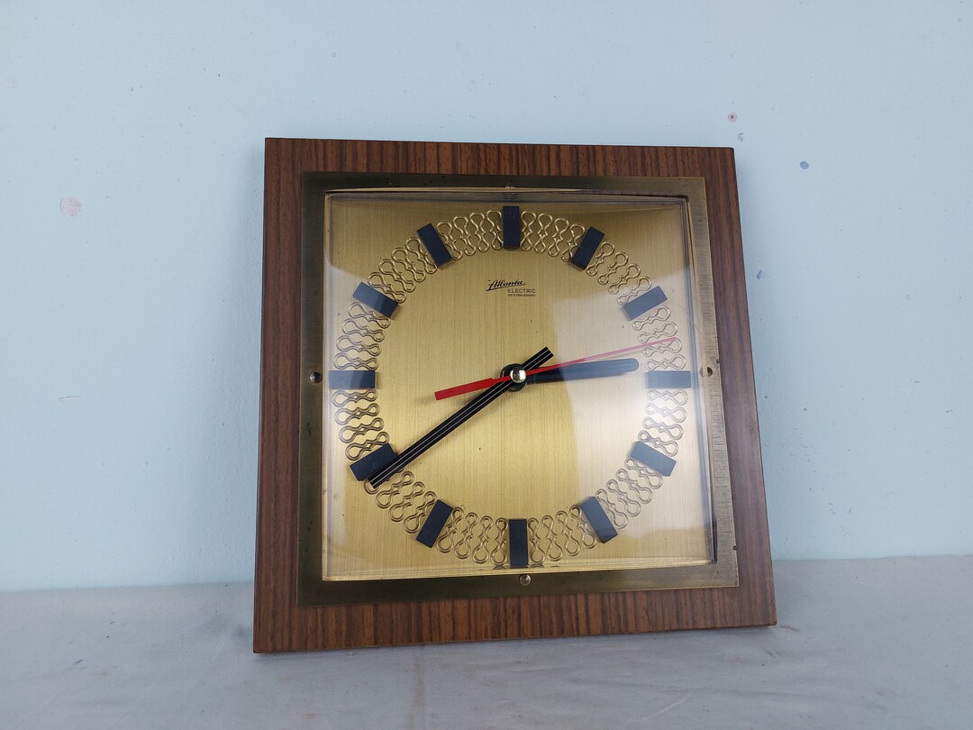 Atlanta Wall Clock Modernist Wall Clock Germany Wall Clock - Etsy