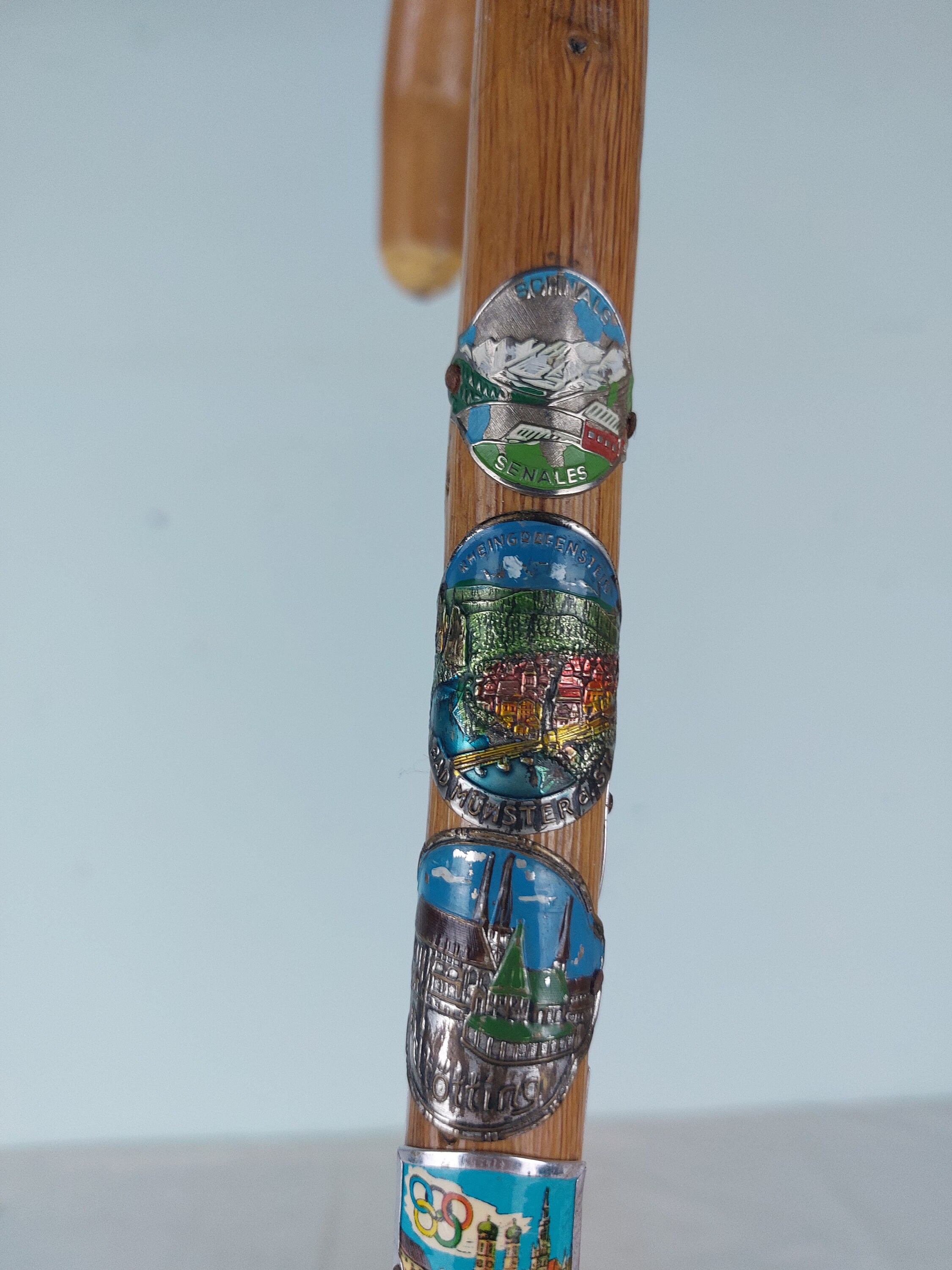 10 Emblem Cane, Vintage Walking Sticks, Retro Cane, Vintage Cane ...