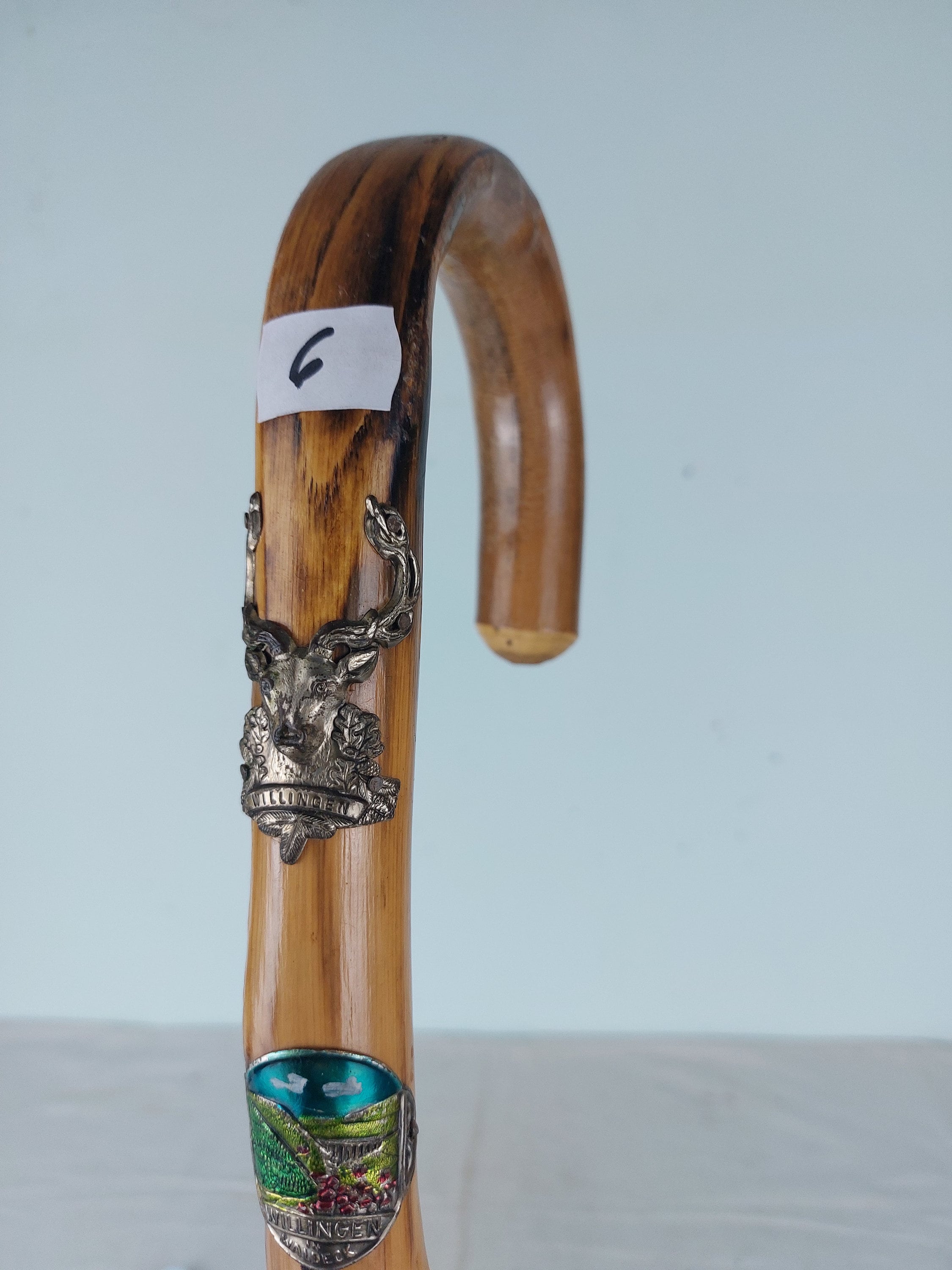 6 Emblem Cane, Germany Stick, Vintage Walking Sticks, Retro Cane ...