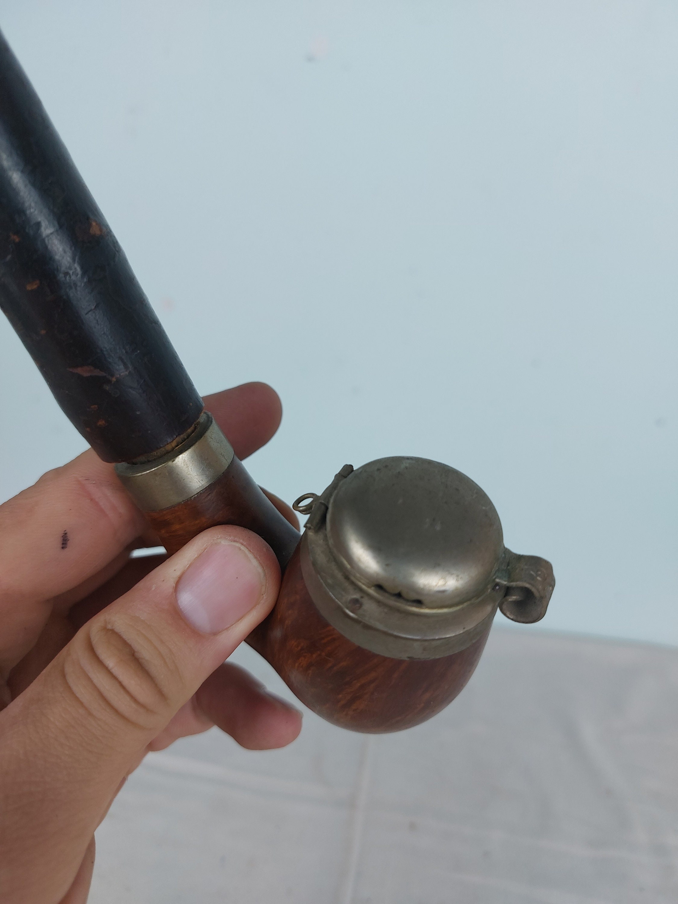 Bruyere Pipe, Vintage Pipe, Retro Pipe, Wooden Pipe, Collectible, Deer ...