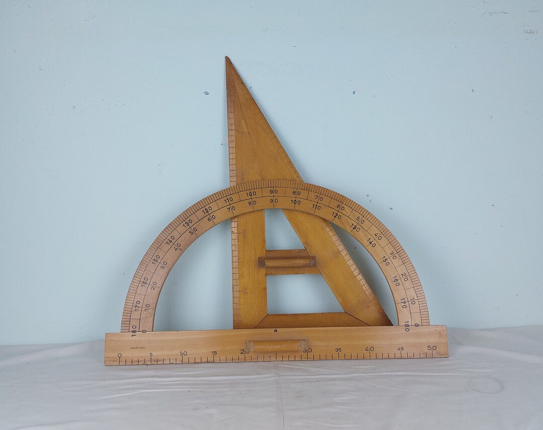 Wooden Giant Ruler, Retro Ruler, Vintage Ruler, Home Decor, Wall Decor ...