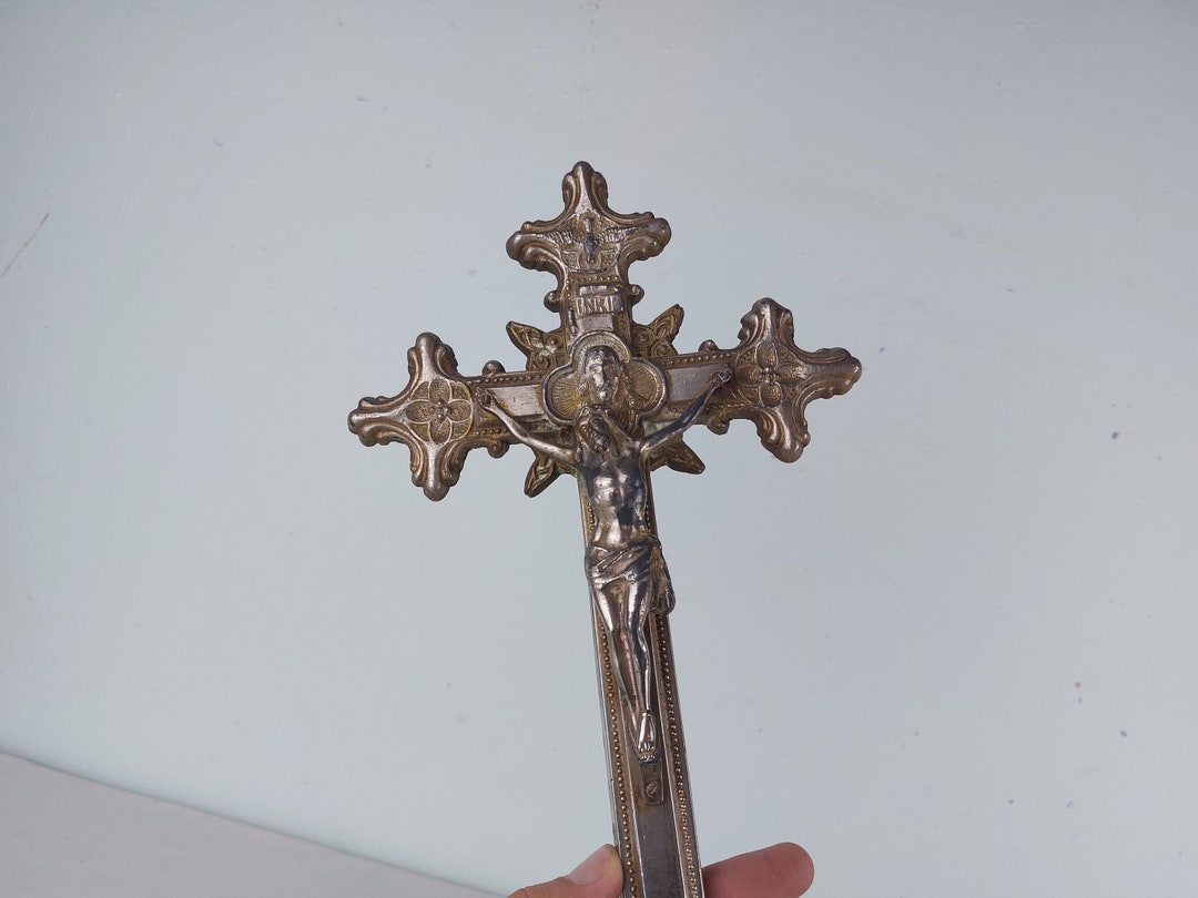 Crucifix, Desk Crucifix, Vintage Cross, Vintage, Retro, Old, Religion ...