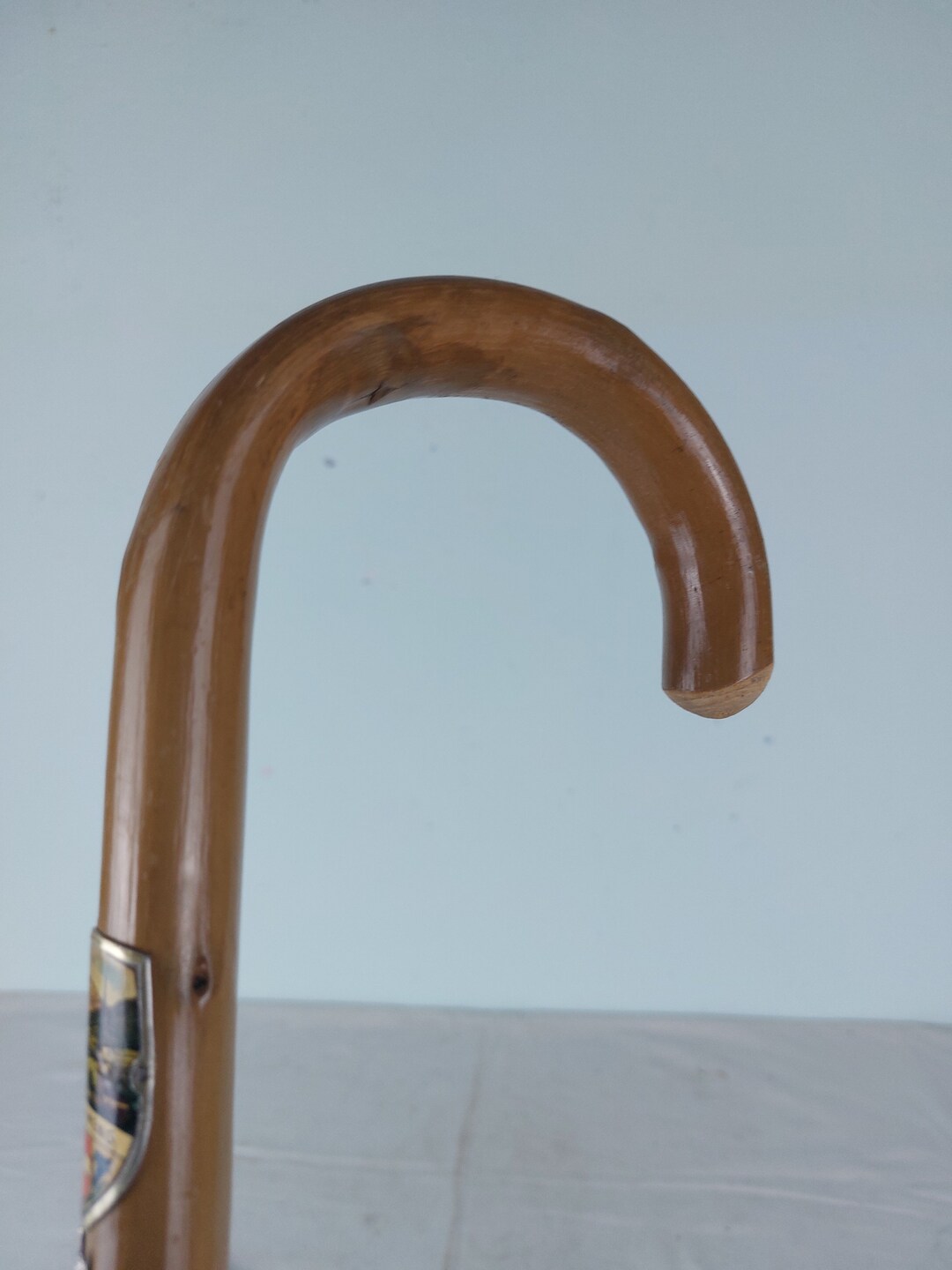 7 Emblem Cane, Vintage Walking Sticks, Retro Cane, Vintage Cane ...