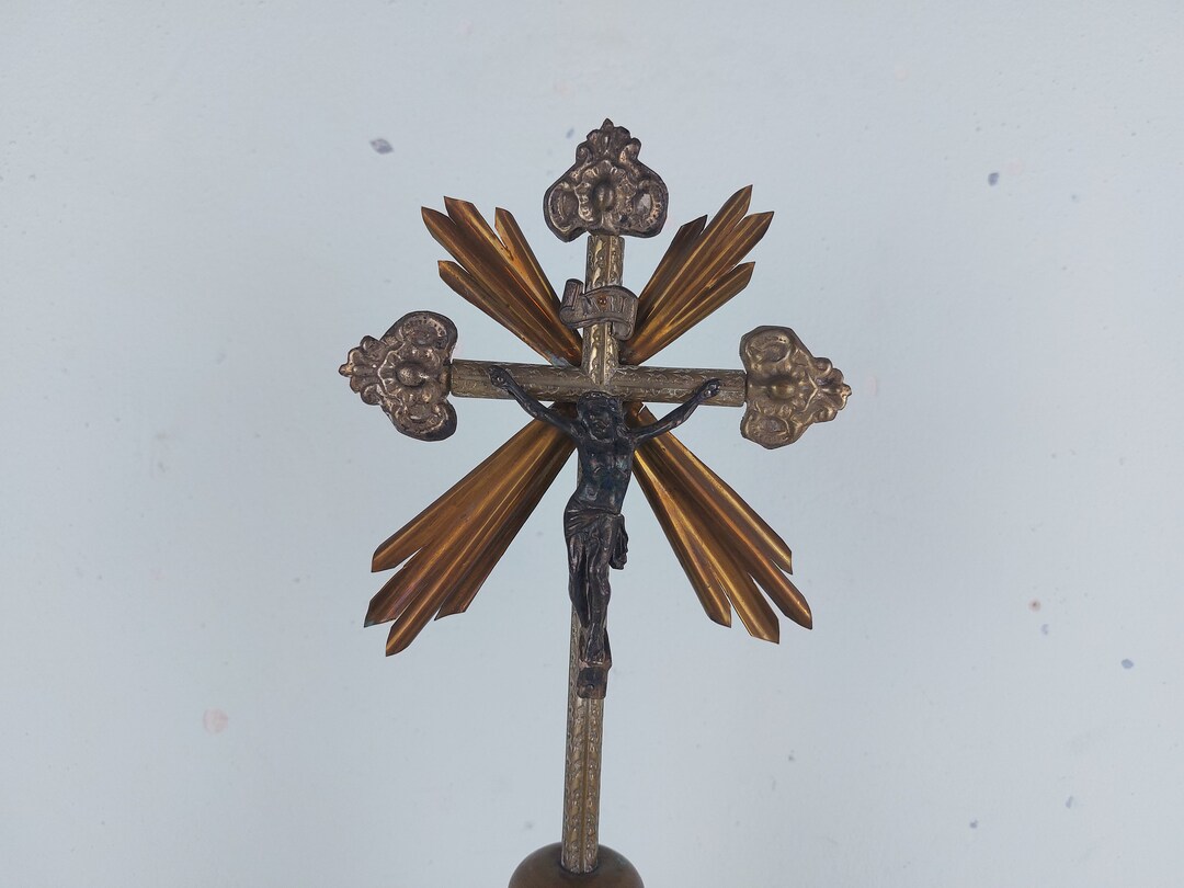Crucifix, Desk Crucifix, Vintage Cross, Vintage, Retro, Old, Religion ...