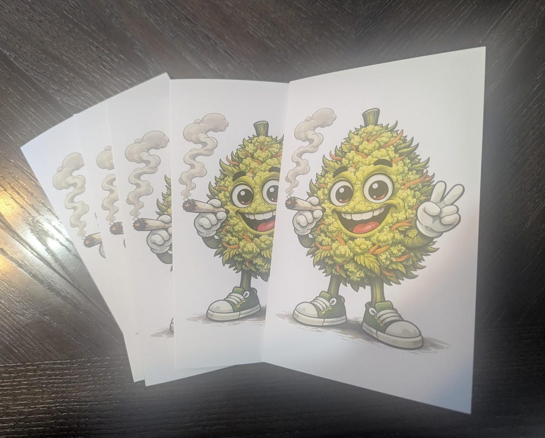 Cannacritters™ Bud Greeting Card – Funny Weed Card – Best Bud Card ...