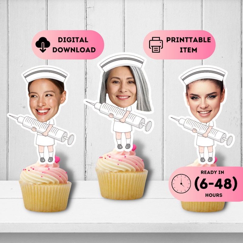 Funny Nurse Cake Topper - Etsy