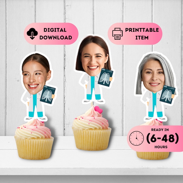 Nurse Cupcake Topper - Etsy