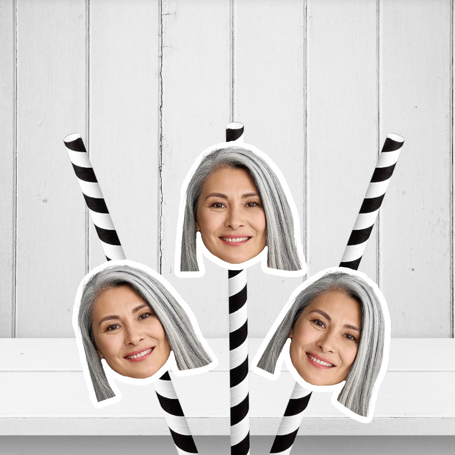 Adult Picture Straw,custom Face Swizzle Sticks,birthday Drink Stirrer ...