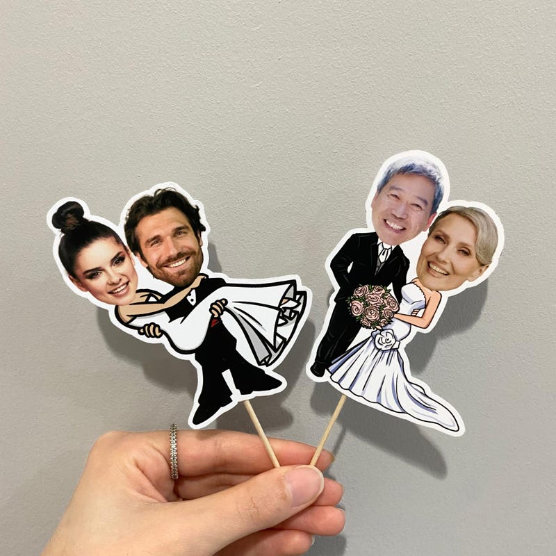 Cute Wedding Cake Topper - Etsy