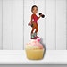 Female Fitness Trainer Cake Toppers,gym Party Themed,crossfit Face ...