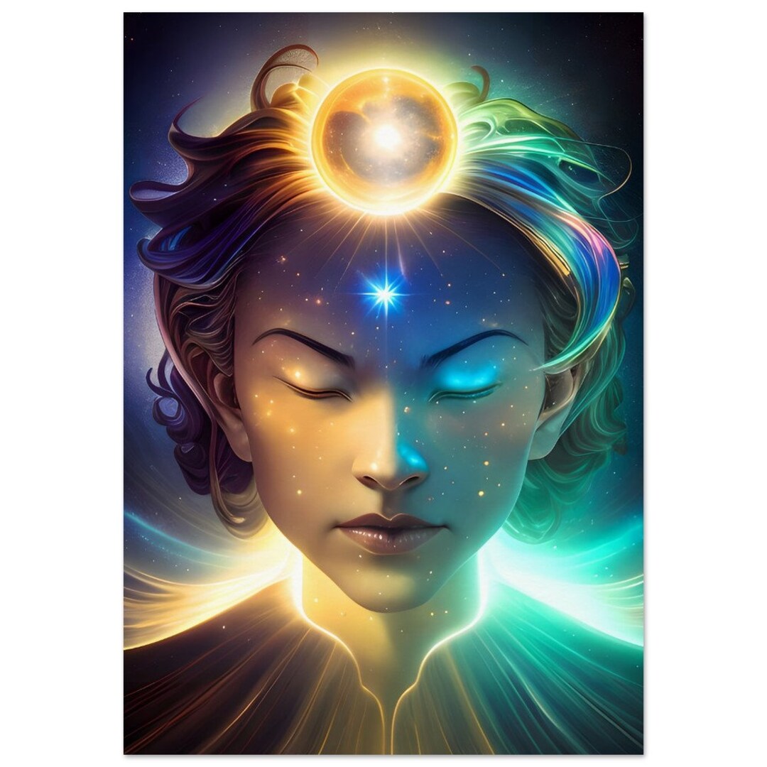 Women's Deep State Meditation Poster - Etsy