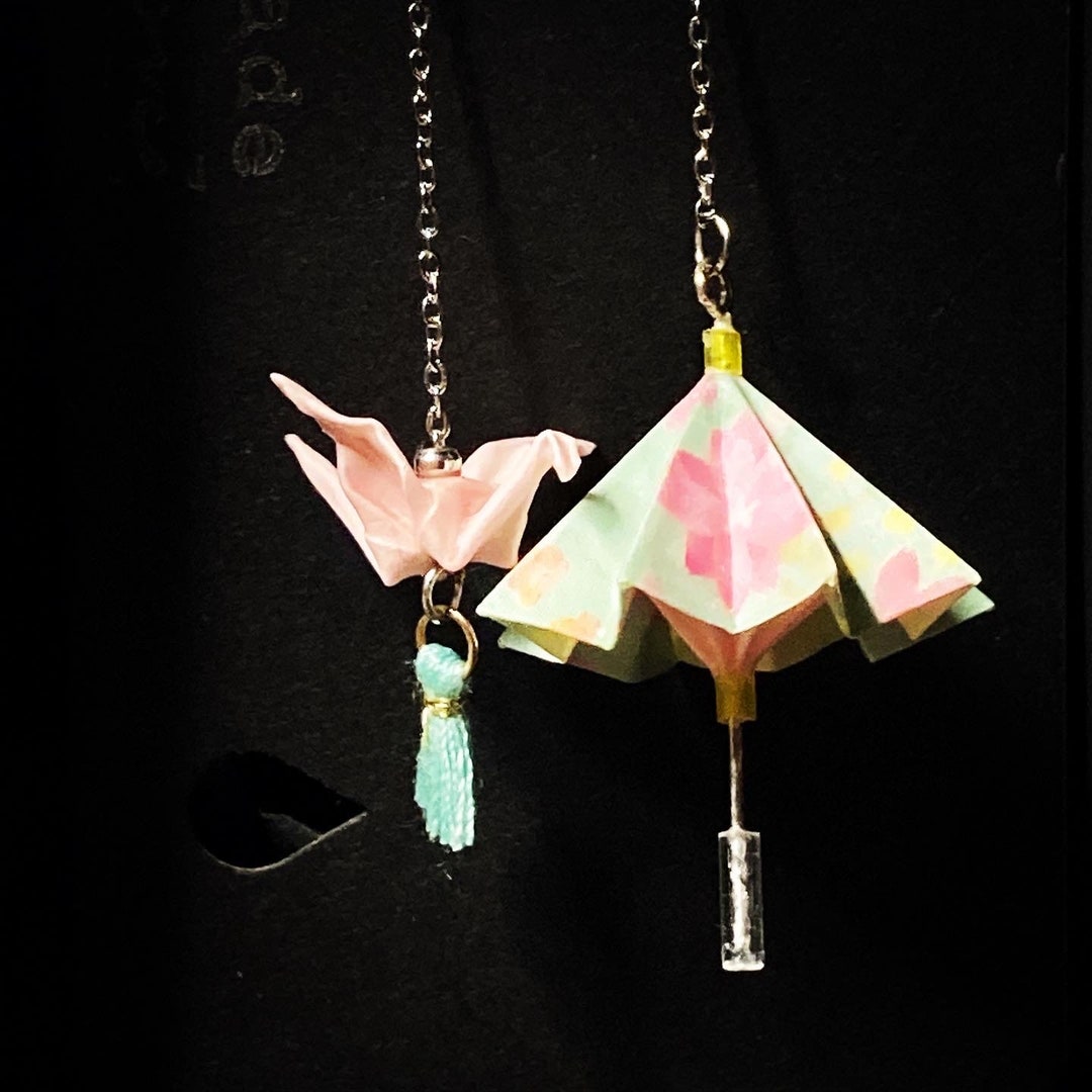 Dangle Origami Crane, Raindrop & Umbrella - Etsy