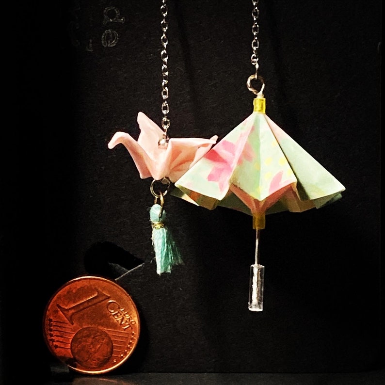 Dangle Origami Crane, Raindrop & Umbrella - Etsy