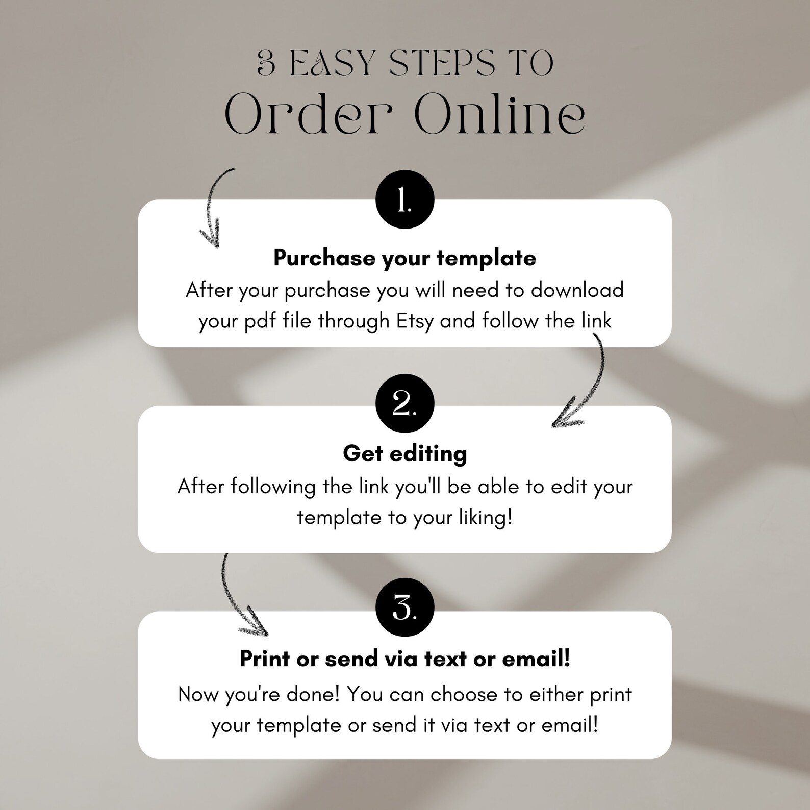 Small Business Thank You Card Retro, Customizable Package Insert Card ...