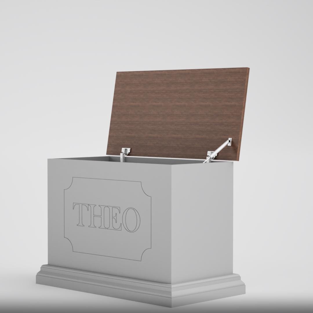 Toy Box,template Plan Food Box,3d Model Stl Format,do It Yourself,svg ...