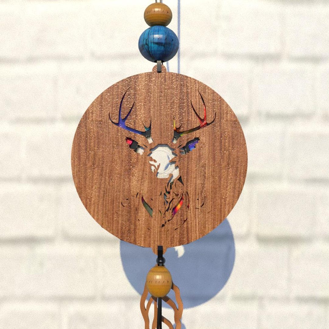 Deer Silhouette Suncatcher Svg,stencil Template,reflective Cardboard ...