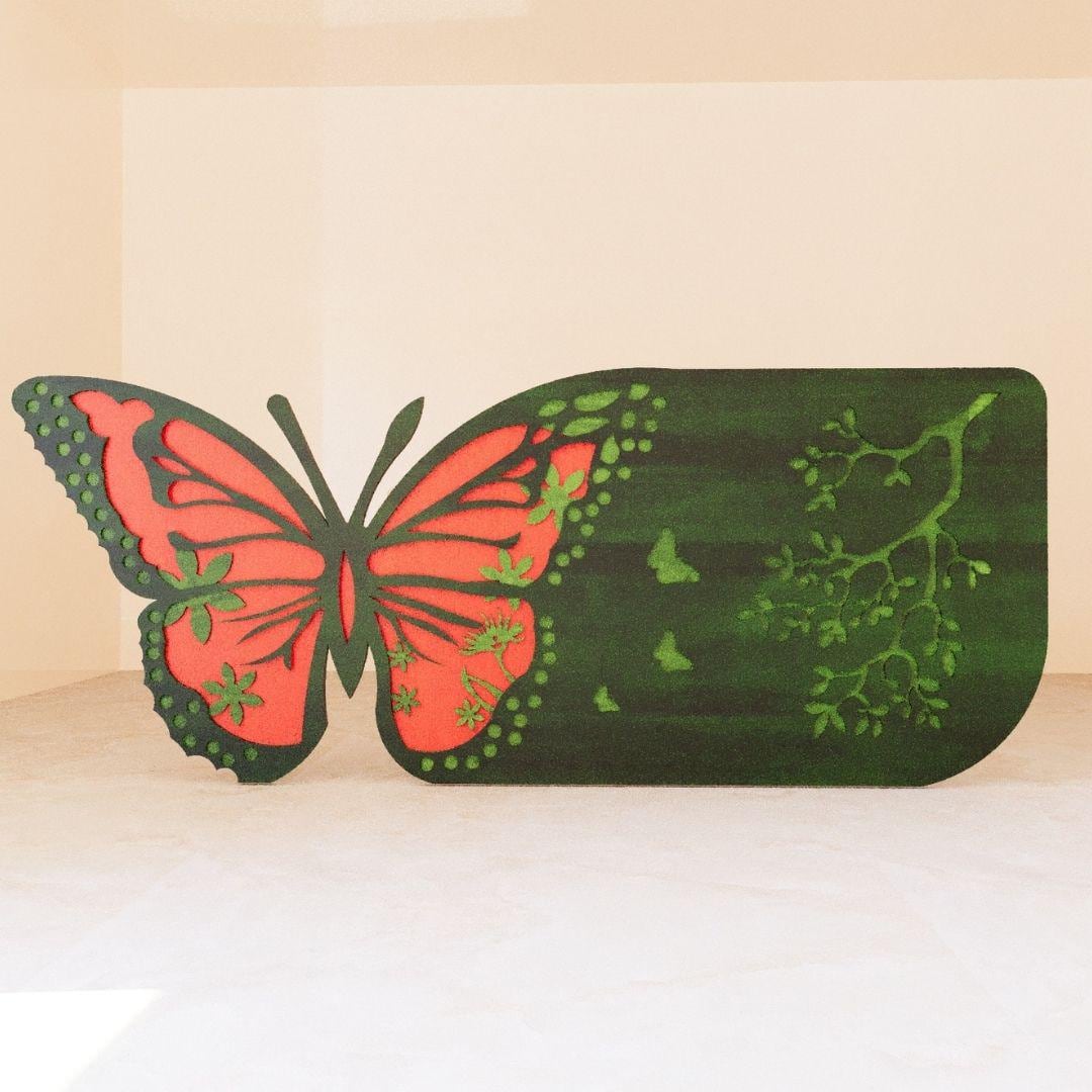 Laser Cut Files 3d Free Butterfly Lightburn Svg,glowforge,laser Cut ...