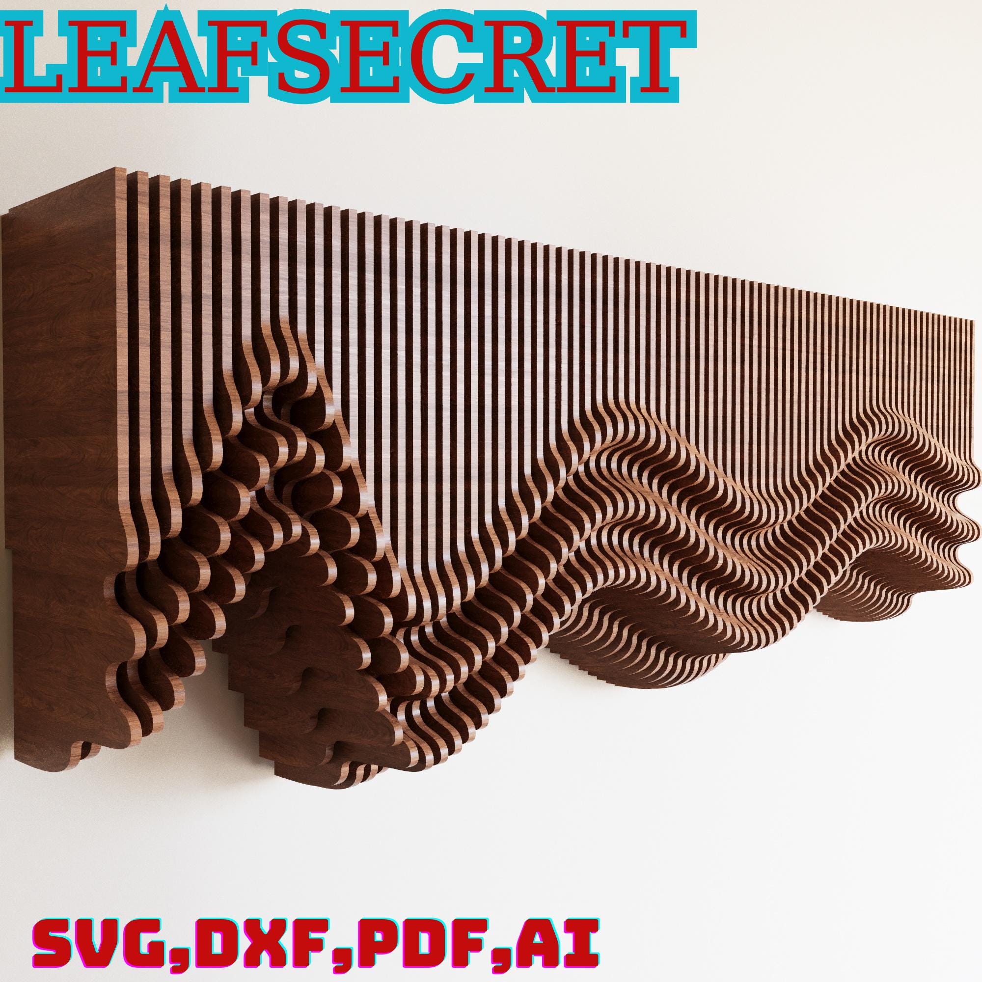 3d Parametric Wooden Wall Art Plans,dxf,dwg,cnc Assembly,woodcraft ...