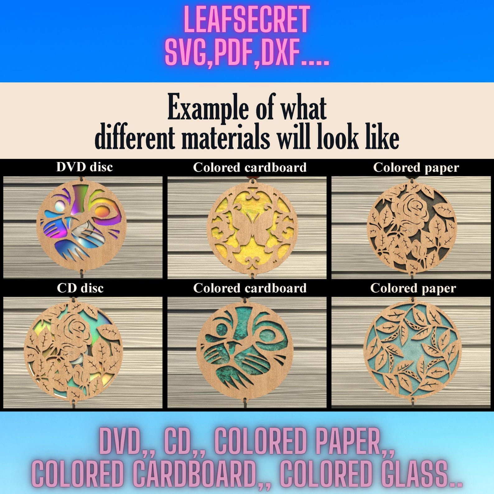 Sailing Ship Svg Suncatcher,reflective Cardboard,repurposing Dvds,cd ...