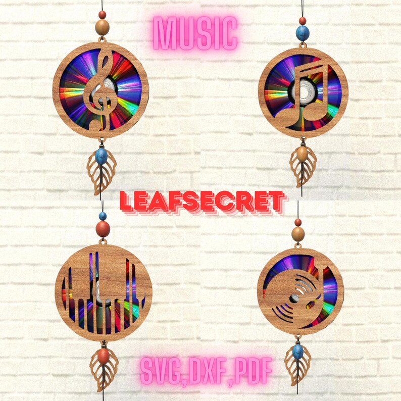 Music Sign,treble Clef,singer Svg Suncatcher,reflective Cardboard ...