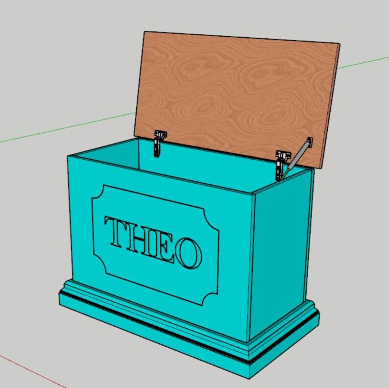 Toy Box,template Plan Food Box,3d Model Stl Format,do It Yourself,svg ...