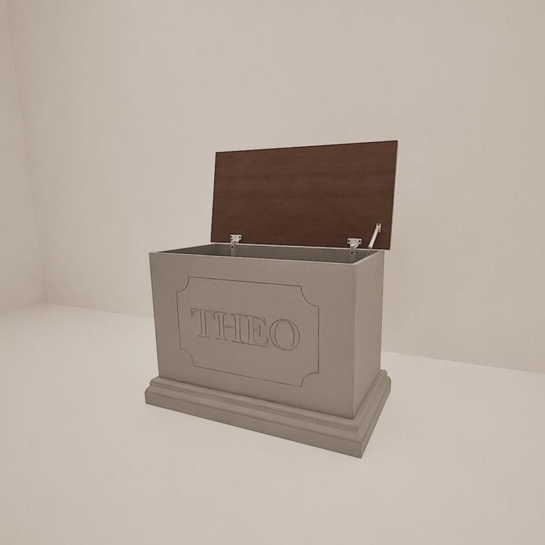 Toy Box,template Plan Food Box,3d Model Stl Format,do It Yourself,svg ...