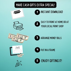 Money Card Gift Template, First Million Congrats, Money Gift Ideas ...