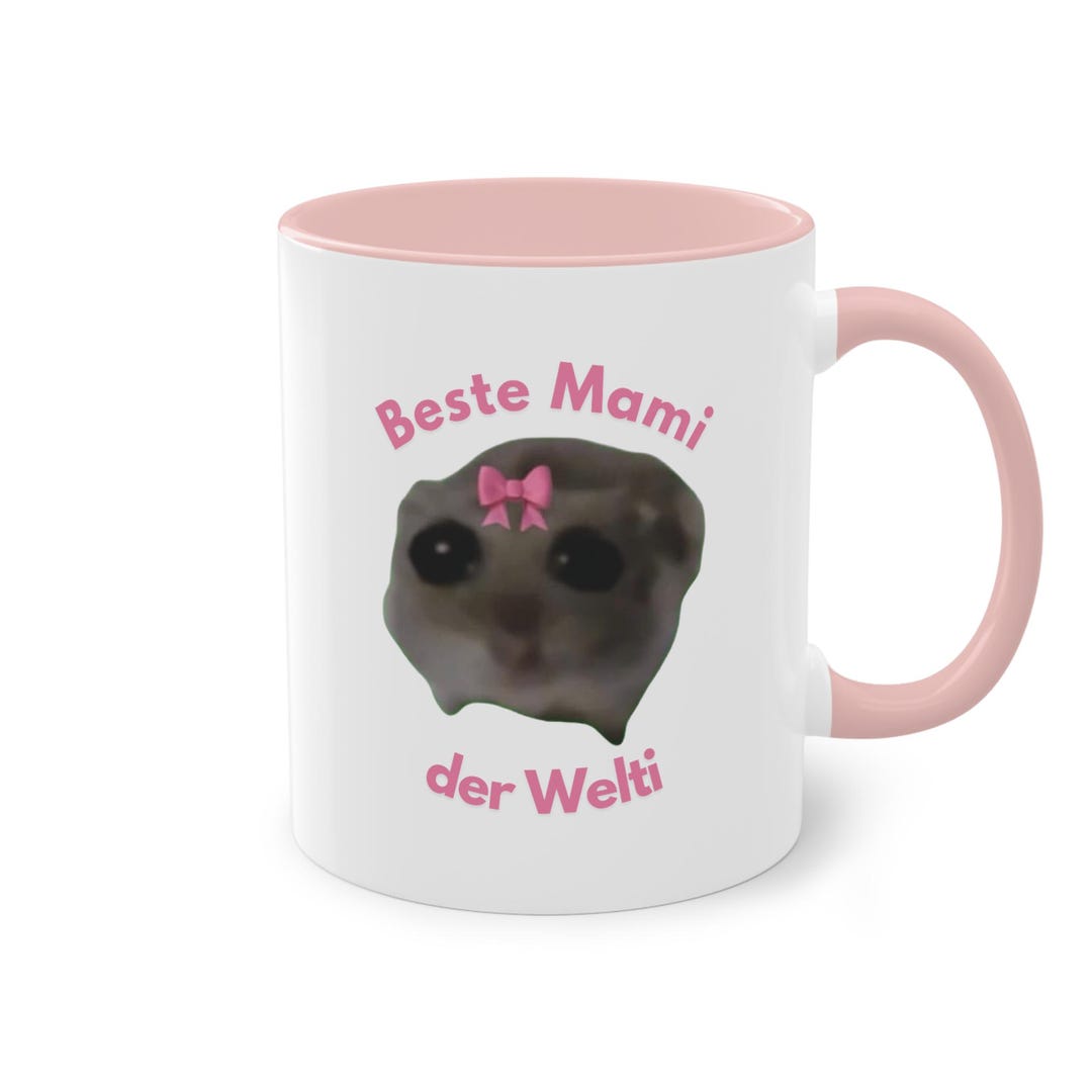 Sad Hamster Mug Hamsti Besti Mommy of the World, Meme Tik Tok Viral Coffee Cup Gift, Gift Coffee ...