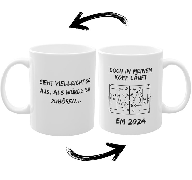 Football Euro EM 2024 Gift Funny Mug Germany Beer, Office Mug, European ...