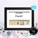 Money Card Gift Template, First Million, Money Gift Ideas, Christmas ...