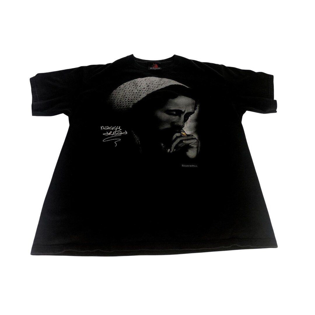 Vintage Zion Rootswear Bob Marley Graphic T Shirt Large Natty Dread ...