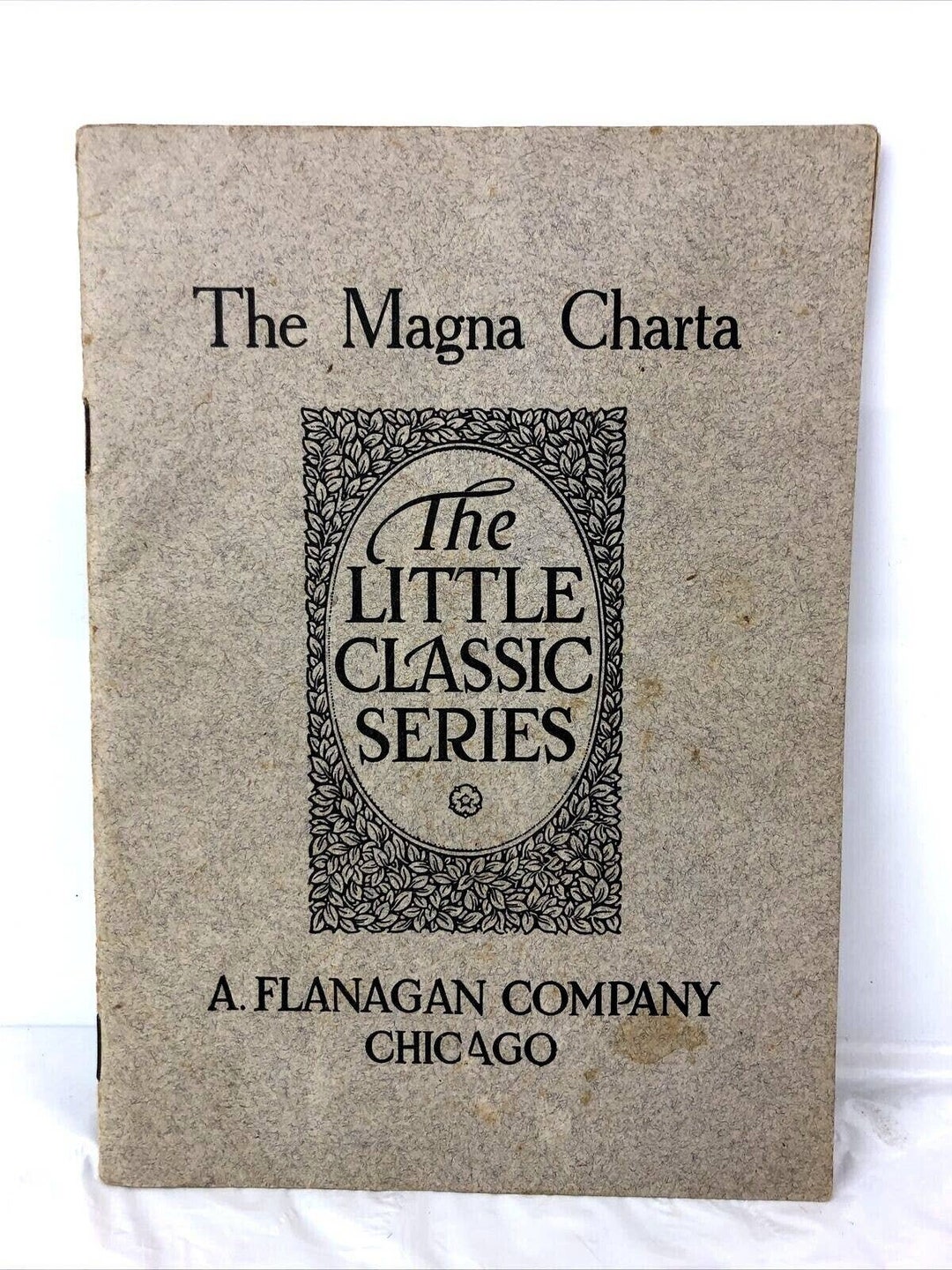 Vintage the Magna Charta the Little Classic Series Book Flanagan ...