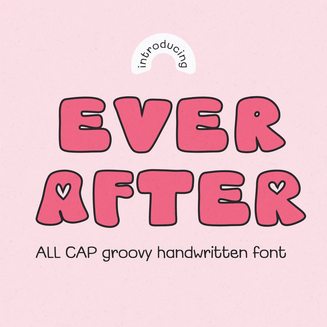 Retro Fonts, Groovy Font Numbers, Fonts, Hippie, Boho Fonts, 70s Fonts ...