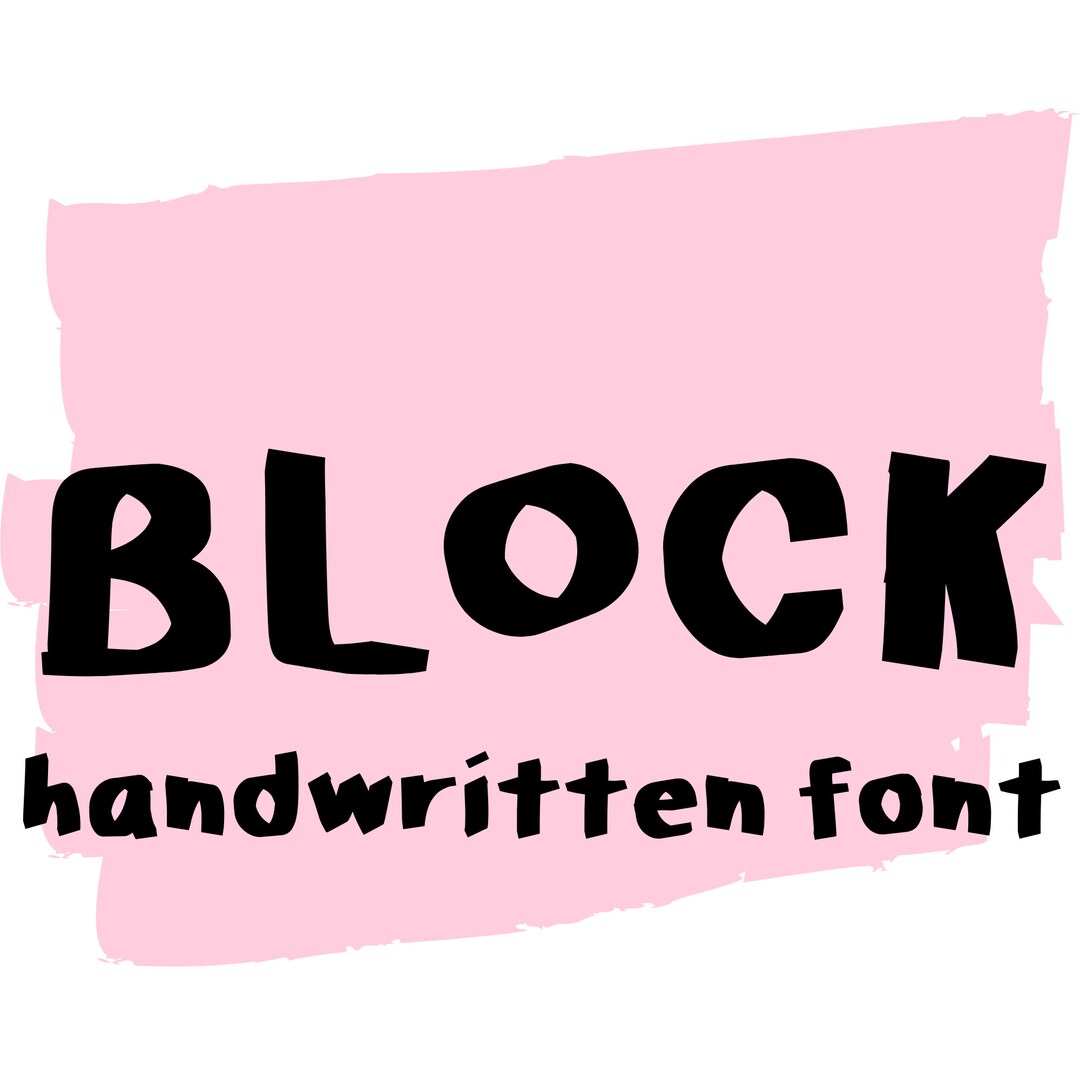 Handwritten Font, Cricut Fonts, Procreate Font, Retro Font, Modern Font ...