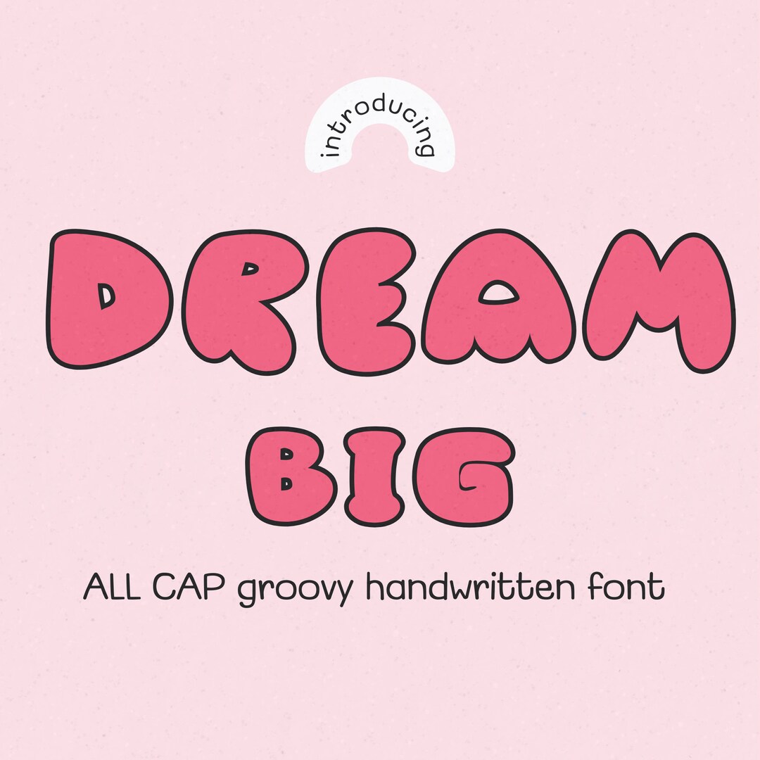 Groovy Font Numbers, Display Fonts, Handwriting, Cricut Fonts, Cute ...